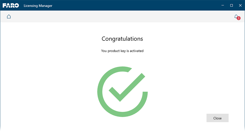 FARO Licensing Manager